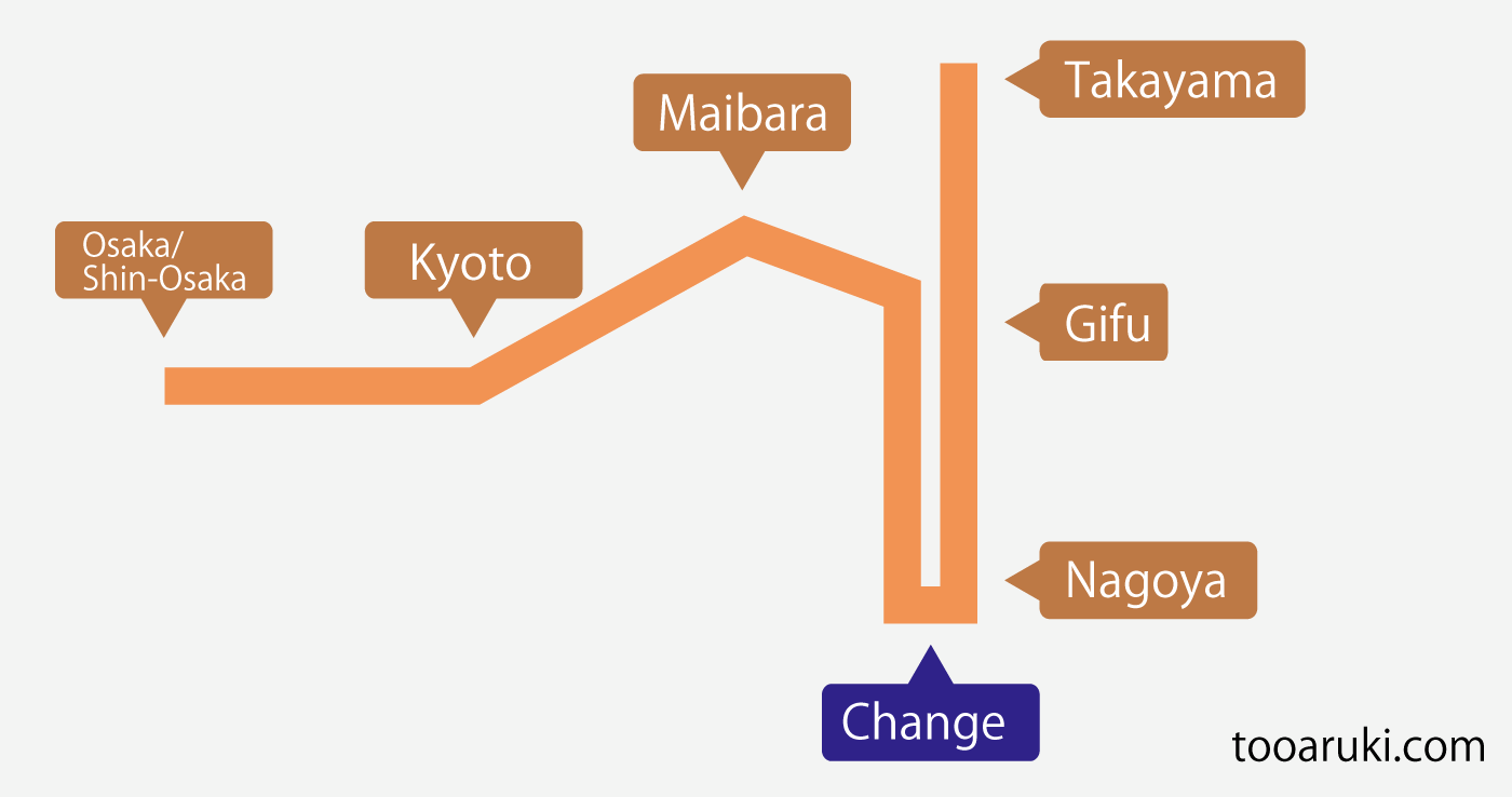 Without changing trains, from Osaka to Hida Takayama on the “Limited ...